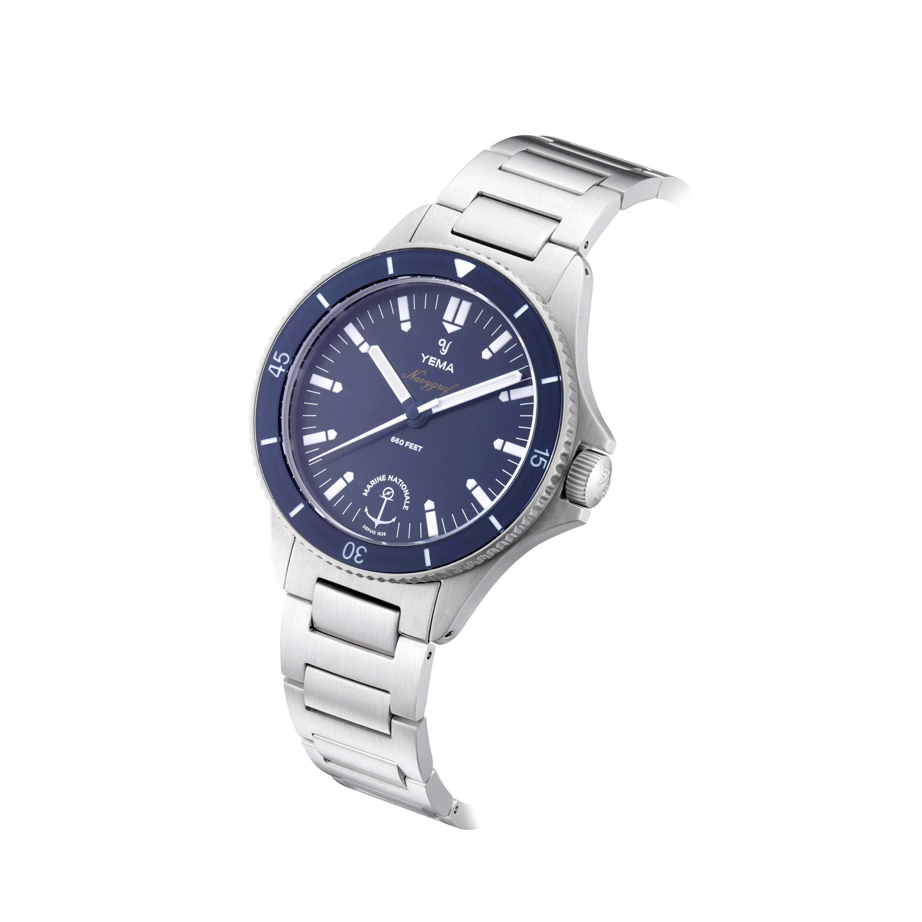 YEMA NAVYGRAF MARINE NATIONALE QUARTZ - 39 mm | Yema | YMHFMN39-GM